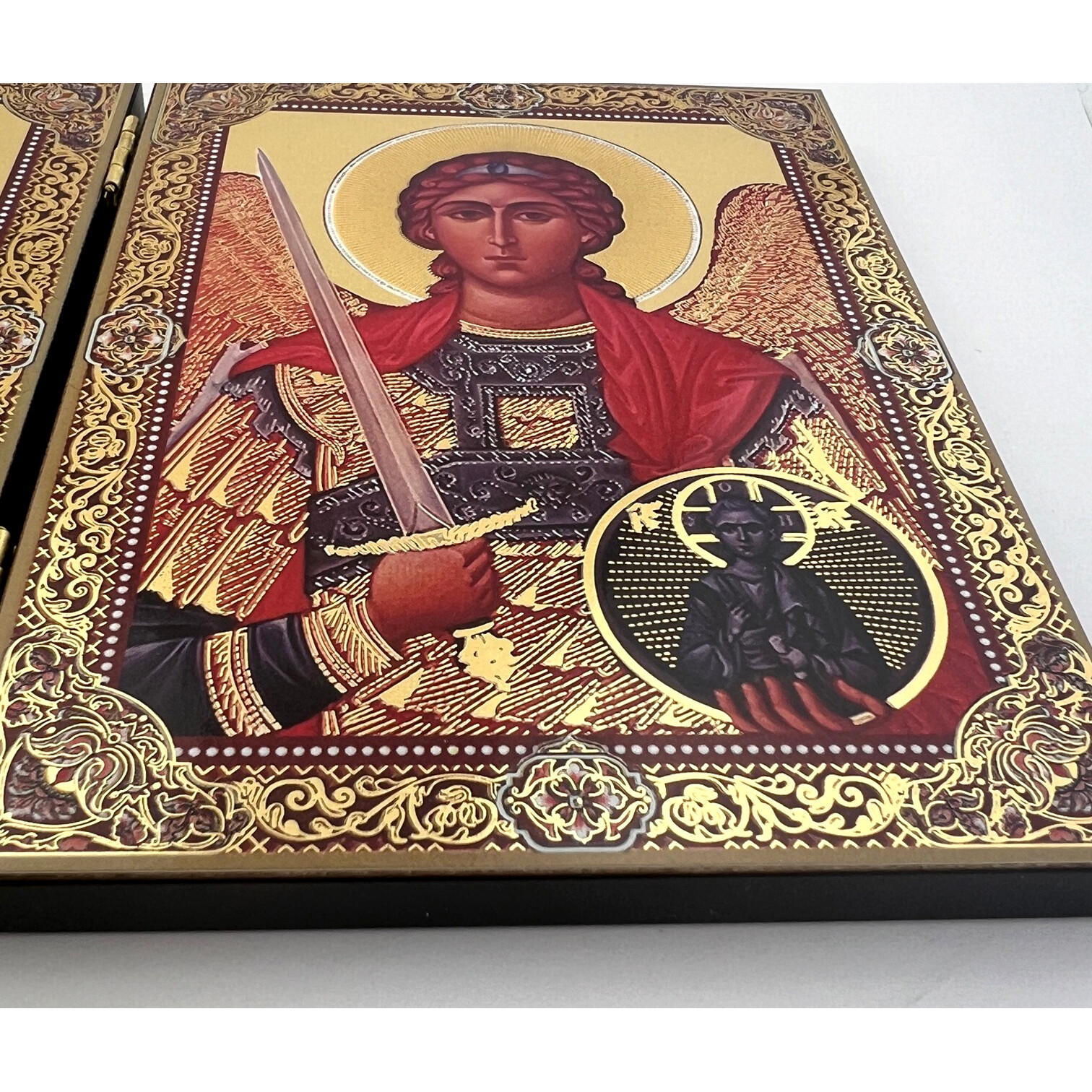Icon Diptych - Archangels Michael and Raphael
