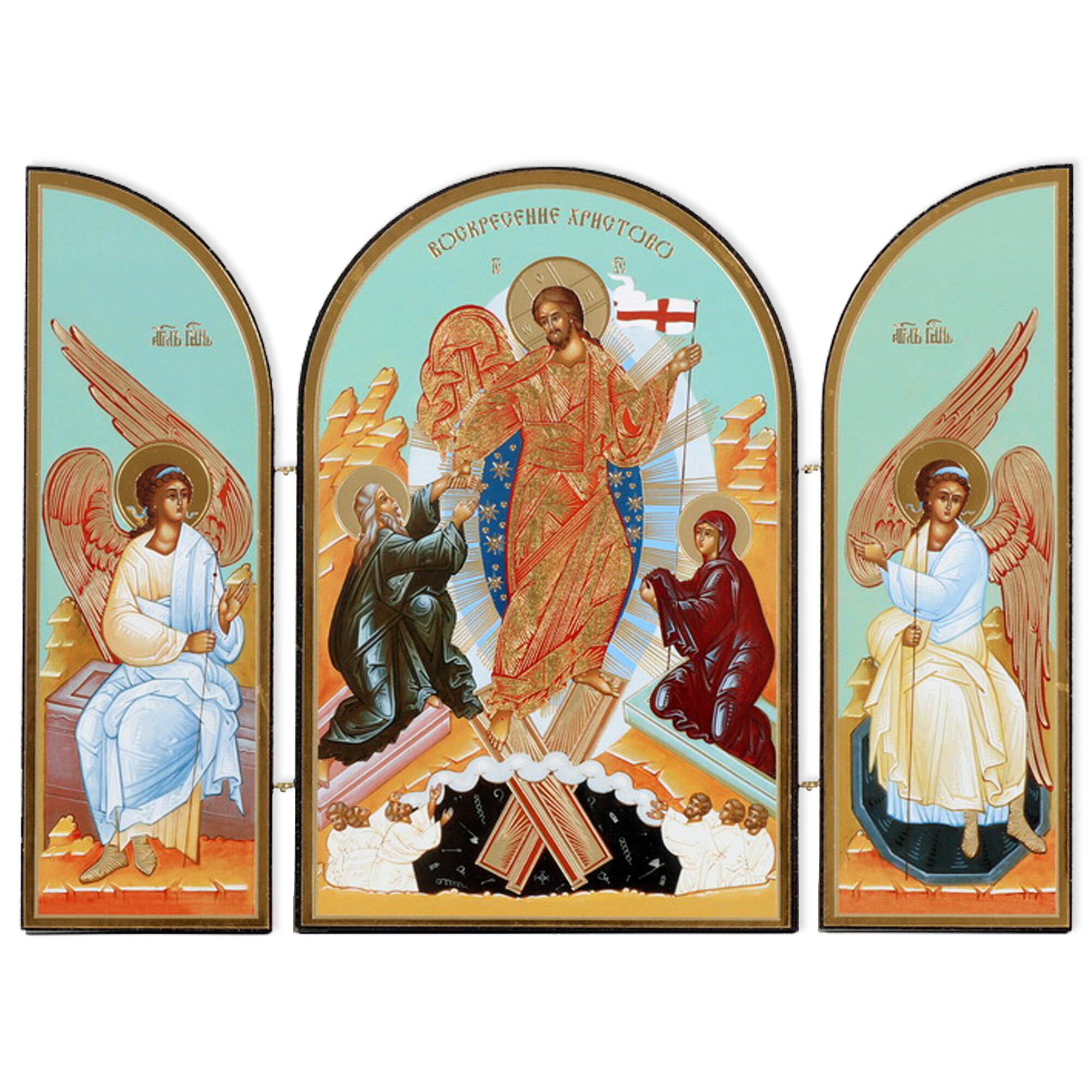 Russian Orthodox Catholic Christian Icon Resurrection of Christ Wooden ...