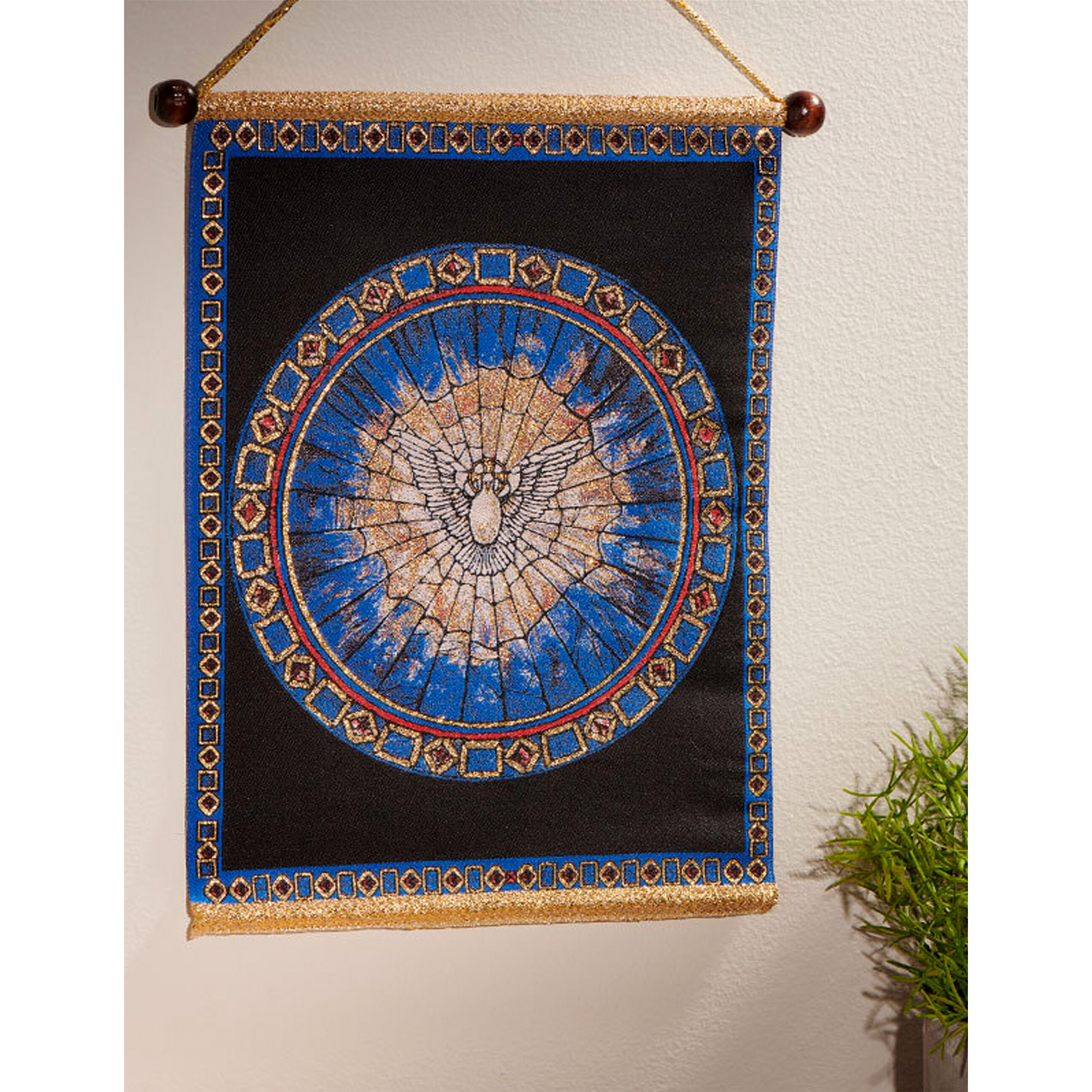 Holy Spirit - Hanging Tapestry Icon, 14 Inch