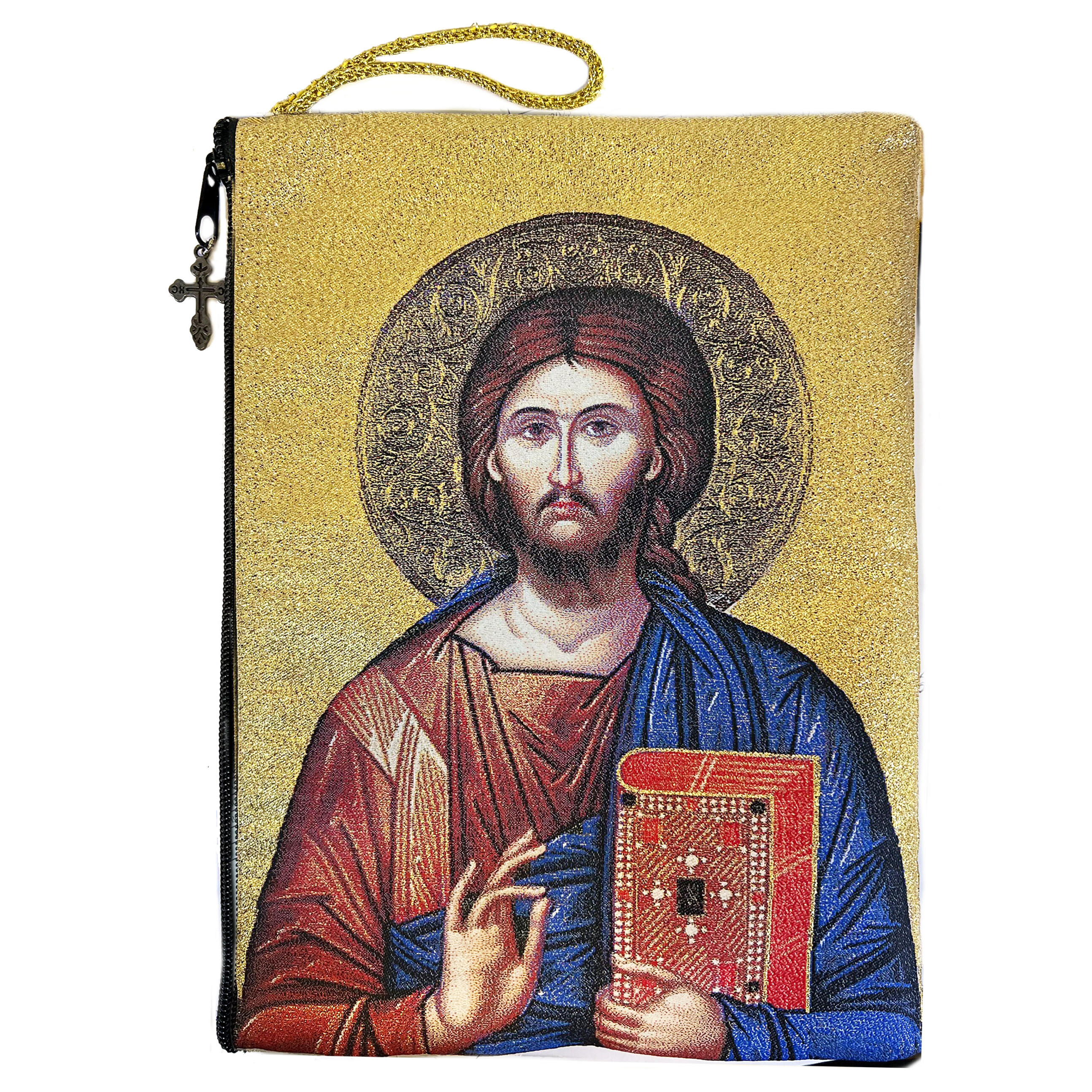 Christ The Teacher and Virgin of Vladimir - 2 Sided - Large Tapestry ...